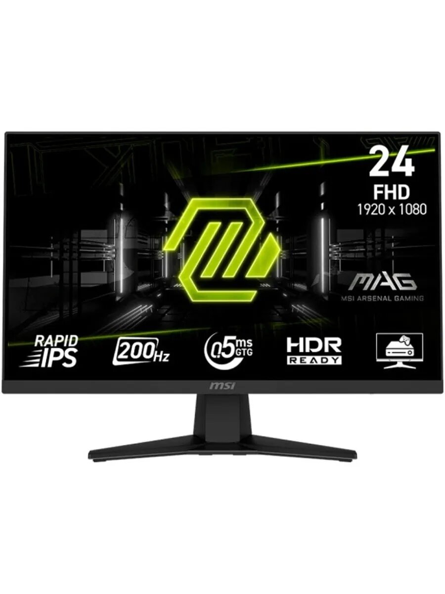 23.8" Монитор MAG 244F 9S6-3BC41H-011 черный - 1920x1080