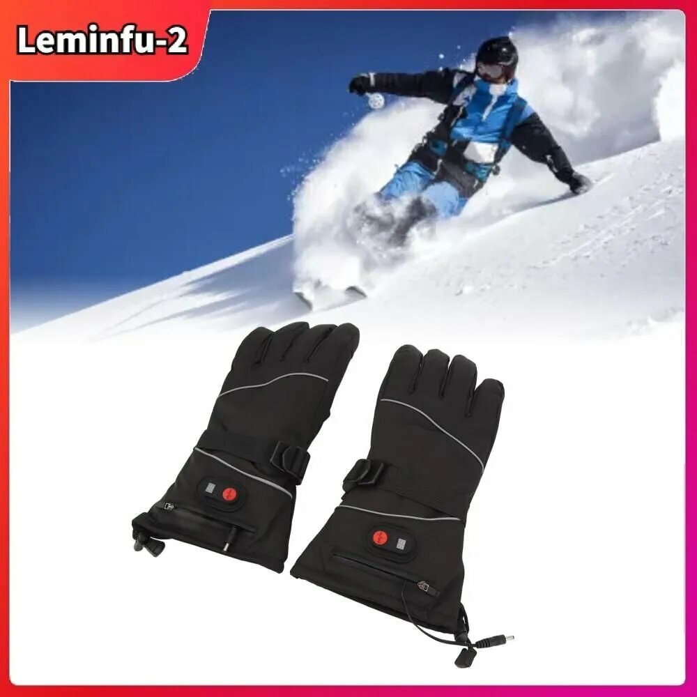 Рукавички с подогревом, водонепроницаемые, для зимних активностей