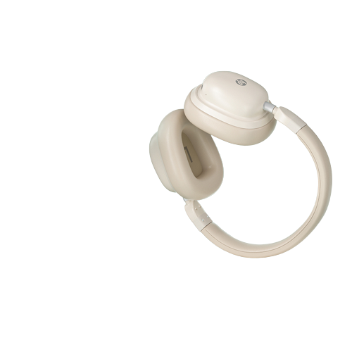 Наушники проводные HP, milk white, высокая четкость звука