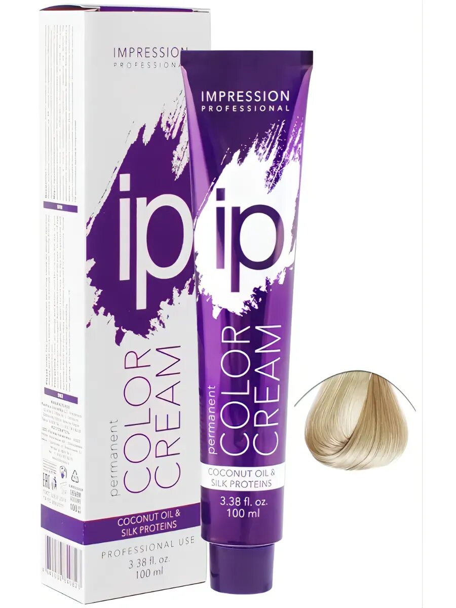 Стойкая крем-краска тон "Яркий блонд 10.0"