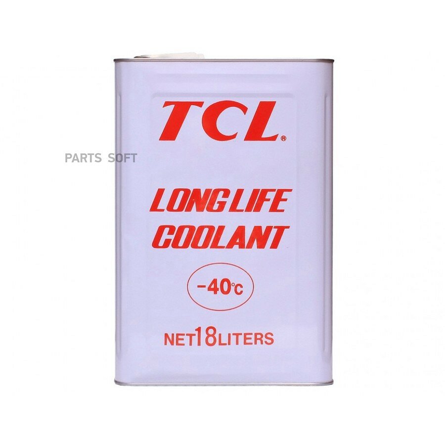 Антифриз TCL LLC -40C красный, 18 л от официального дистрибьютора, TCL, артикул LLC00888