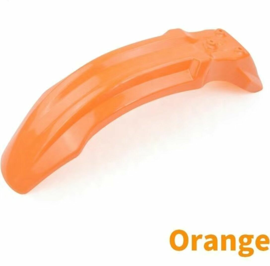 Крыло переднее оранжевое питбайк