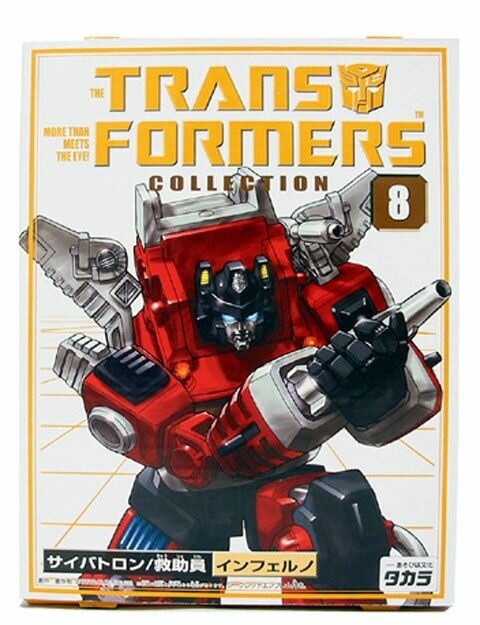 Трансформеры игрушки Такара Томи #8 Inferno Transformers G1 the Transformers Collection Book Style Reissue