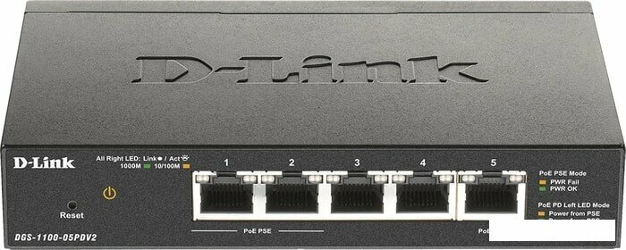 D-Link DGS-1100-05PDV2/A1A D-Link коммутатор — фото 1