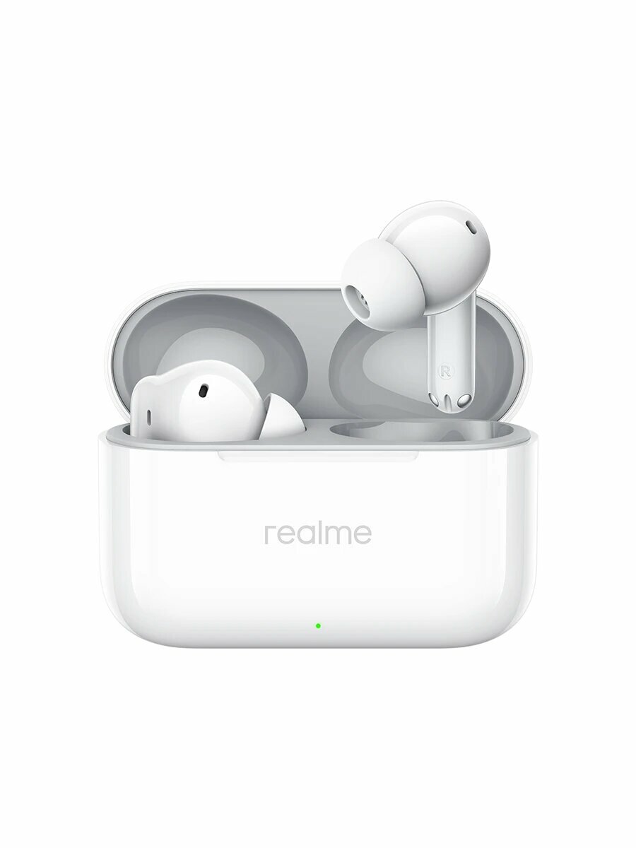 Беспроводные наушники Realme T200, внутриканальные, белый (RMA2410)