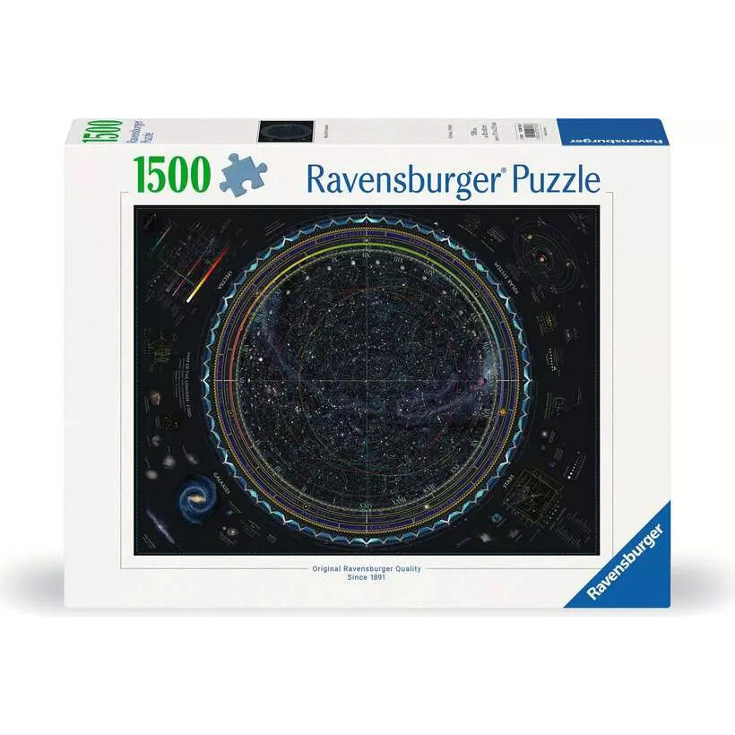 Пазл Ravensburger 1500 Карта Вселенной, арт.00703, классический