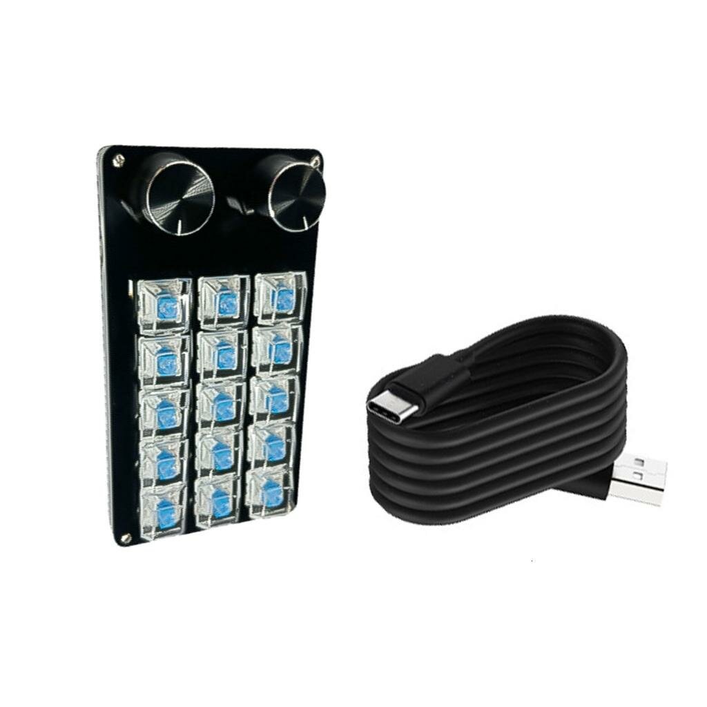 Программируемая макро-клавиатура с механическими переключателями, 15 ключей