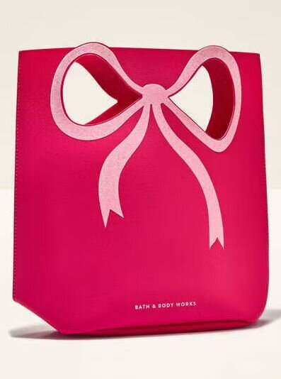 Bath & Body Works Многоразовый подарочный пакет Pink Bow