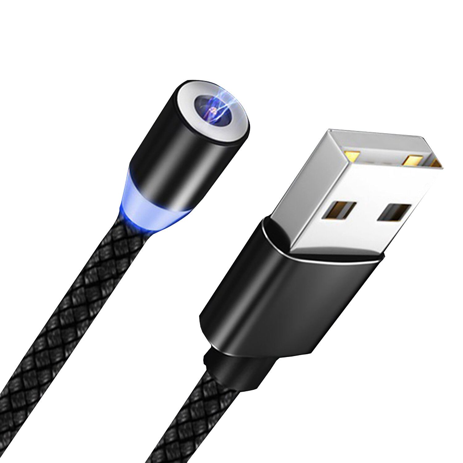 Магнитный зарядный кабель нового поколения 1м/2м для Type-C/Android/iPhone USB кабель для зарядки телефонов совместимый с Xiaomi/Huawei/iPhone