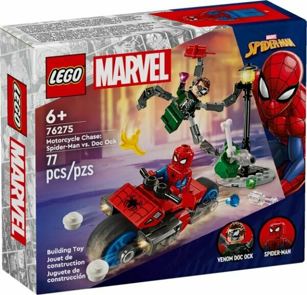 Lego 76275 Super Heroes Человек-паук против веномизированного Доктора Ока