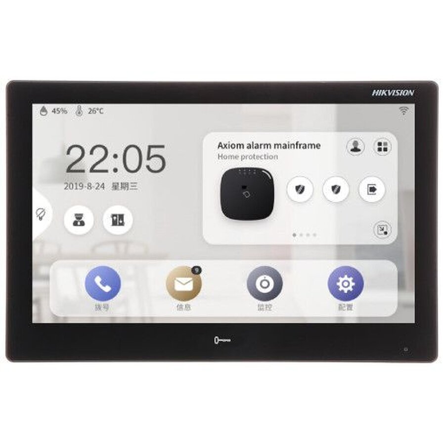 IP-монитор видеодомофона Hikvision DS-KH9510-WTE1(B) (Black)