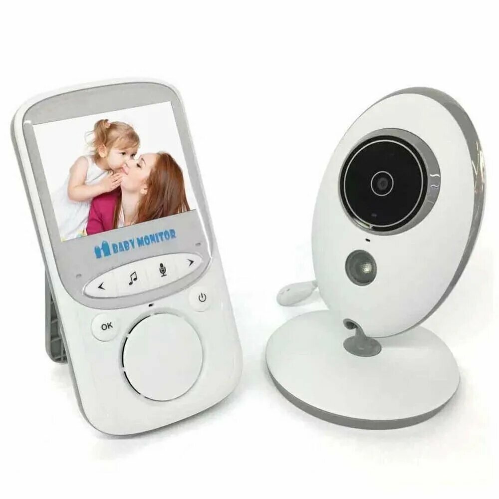 Baby Monitor VB801/SM650/VB603/VB605 Беспроводная поворотная видеоняня с двусторонней связью / цветной экран / радионяня с колыбельными мелодиями и режимом ночного видения