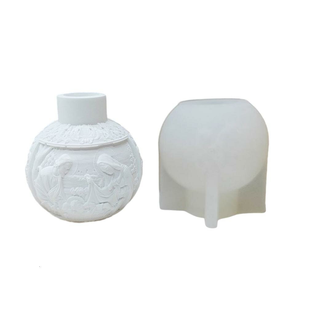 Силиконовая форма для свечей, младенец Иисус