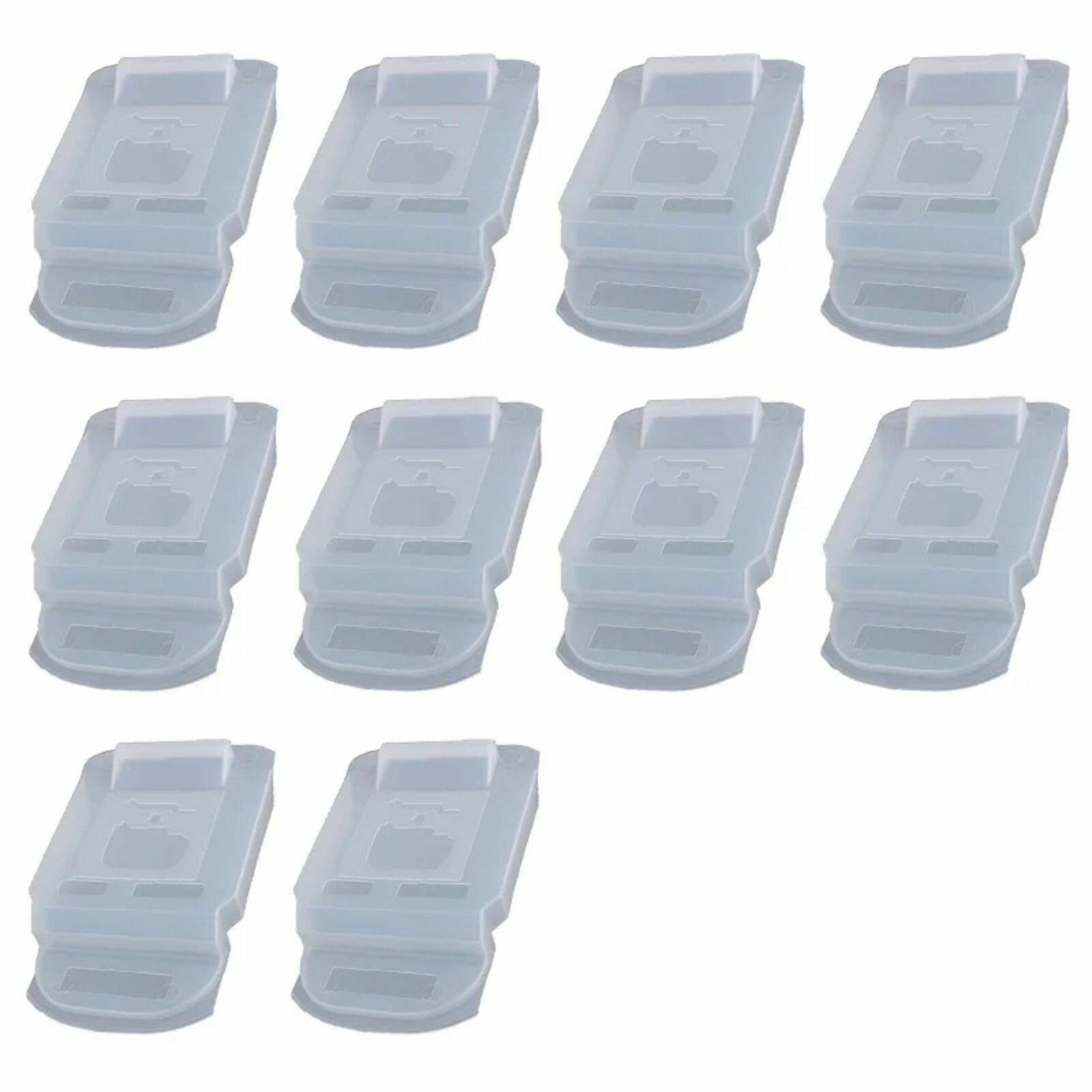 10 шт. Защитный чехол от пыли для литий-ионного аккумулятора 14,4 В 18 В, защитный чехол для аккумулятора Макита 18 В