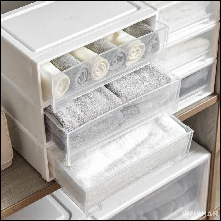 Ящик для хранения документов 1 шт MyPads формата А5 выдвижной, коробка для игрушек и прочих бытовых мелочей, для порядка в доме, белый