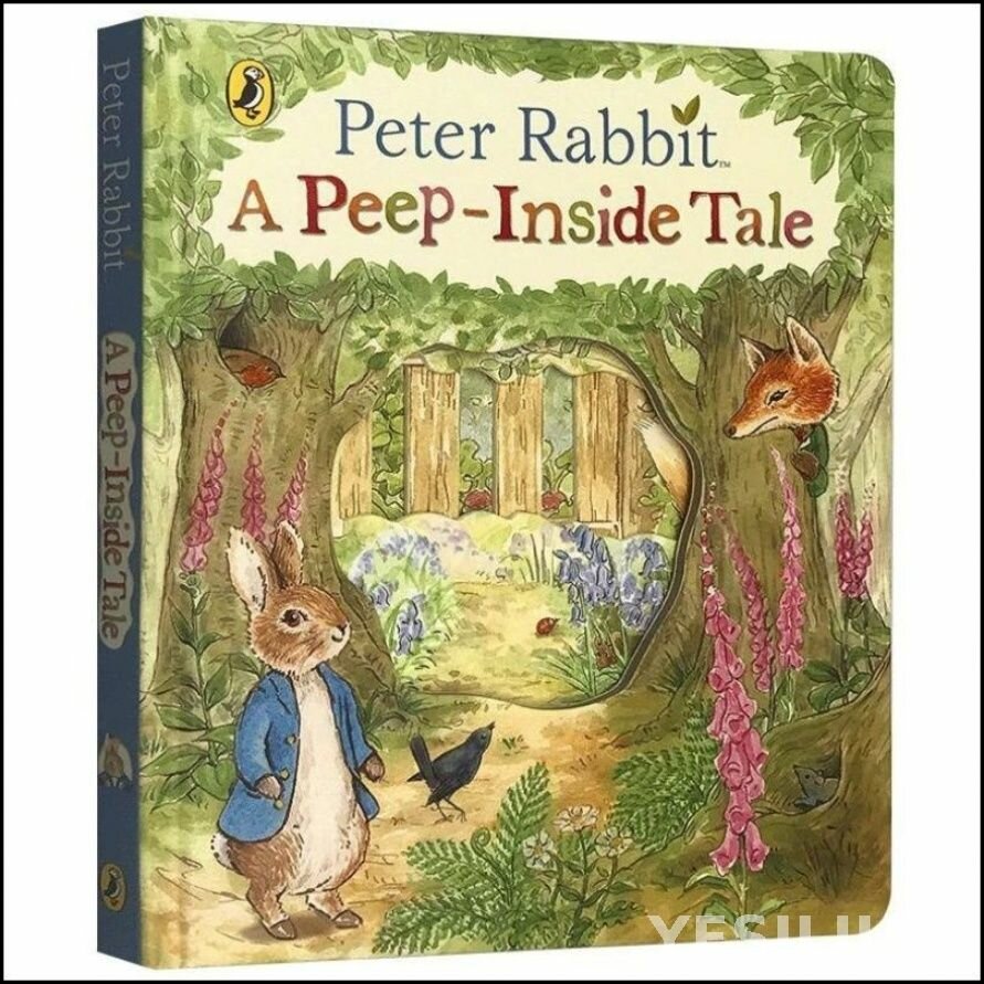 Peep Inside Peter Rabbit A Board book Colouring English Activity Story Book for Kids