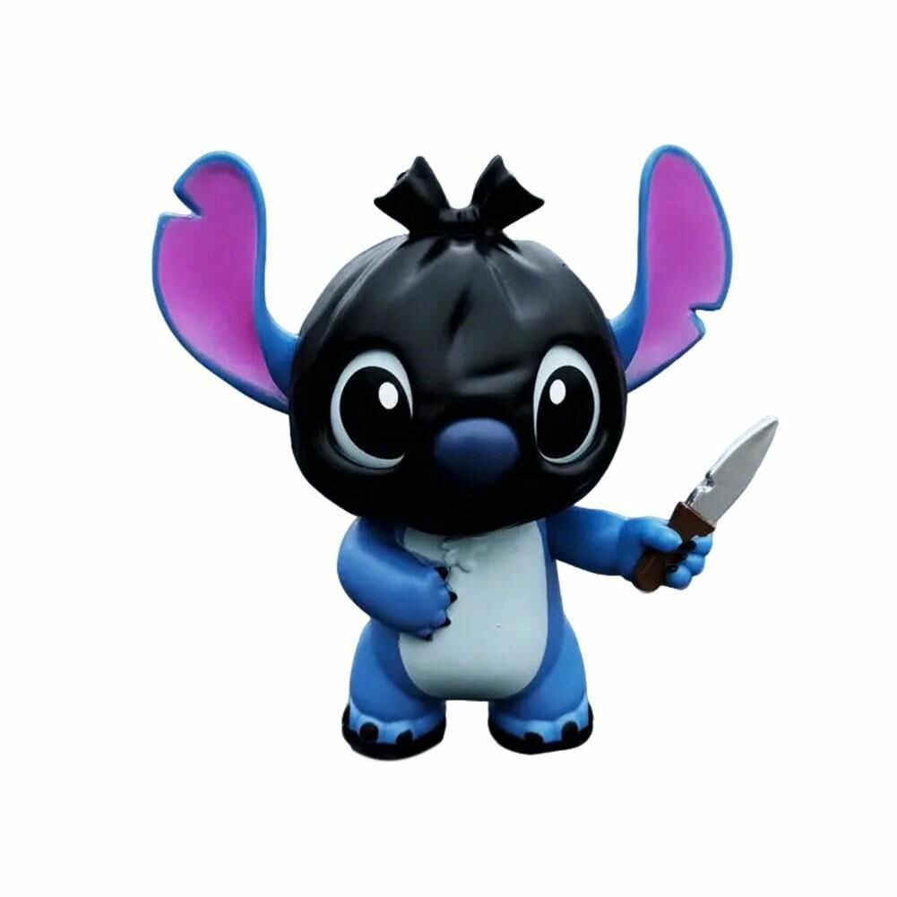 Устойчивая к давлению резиновая игрушка, Stitch, подходящая для автомобилей и украшения рабочего стола