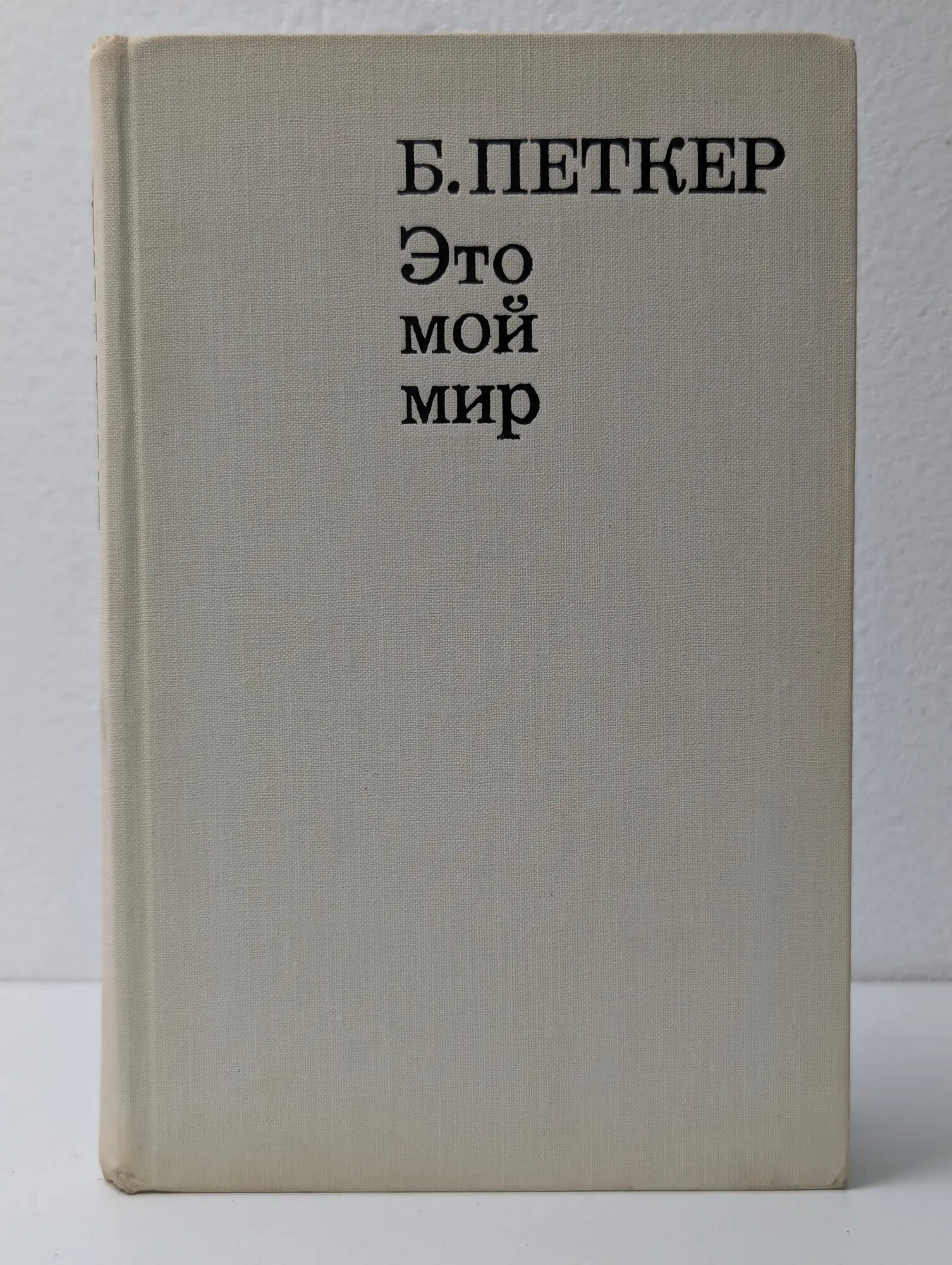 Это мой мир Петкер Борис Яковлевич 1968