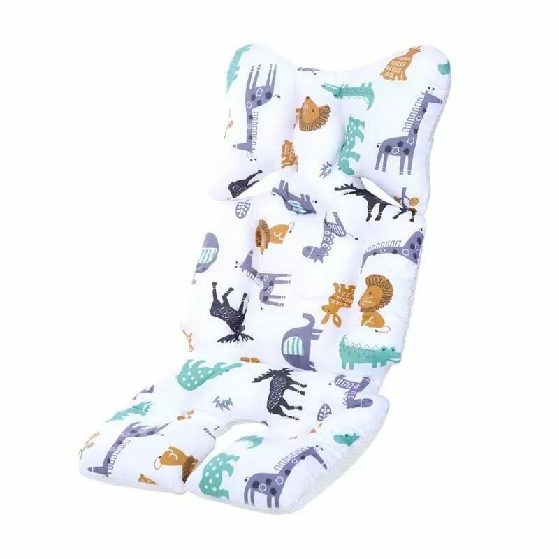 Матрасик, для прогулочной коляски и автокресла, зимний, серый, наполнитель из полиэстера