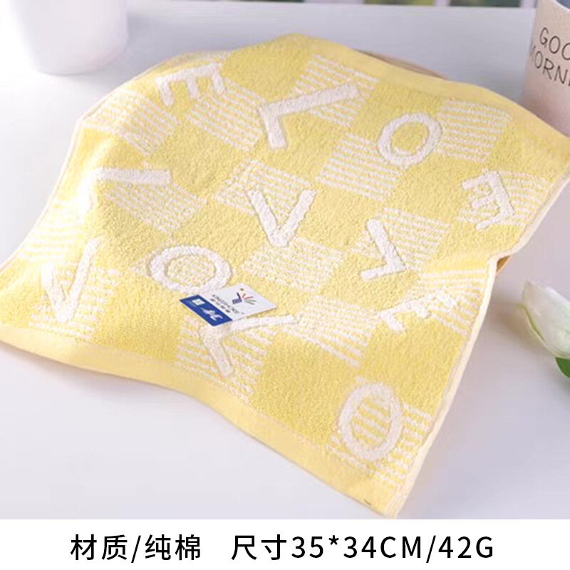 Маленькое полотенце из чистого хлопка для мытья лица, бытовое 2025, новое хлопковое маленькое квадратное полотенце,