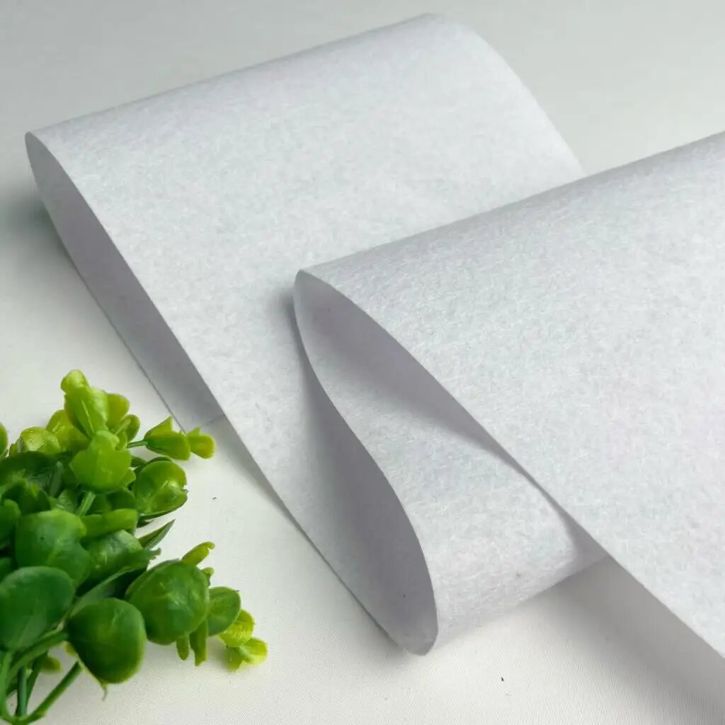 Белый фетр для рукоделия 300x85 см