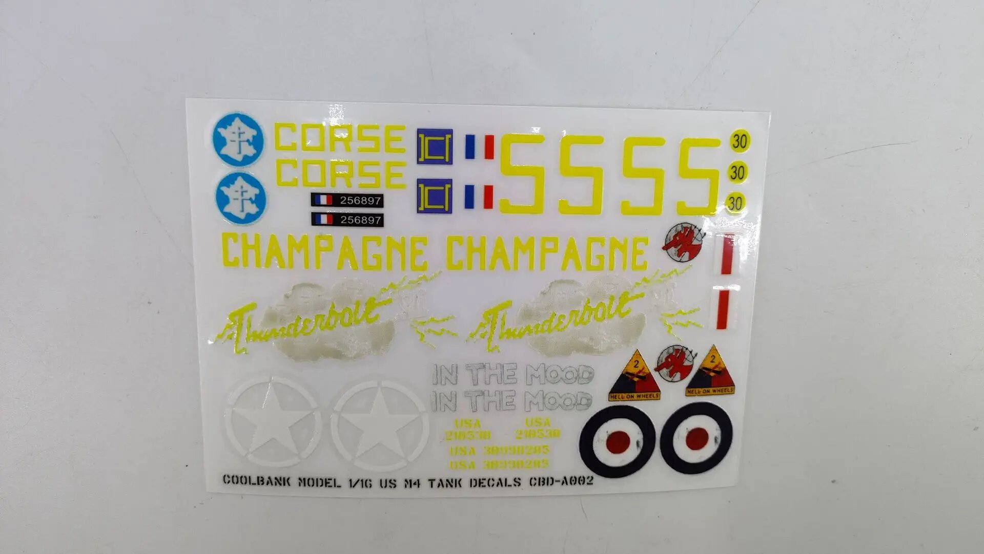 Набор моделей танков Aoft Technology 1/16 M1A2, M4A3, T72, T90 с наклейками U.S. Army Universal