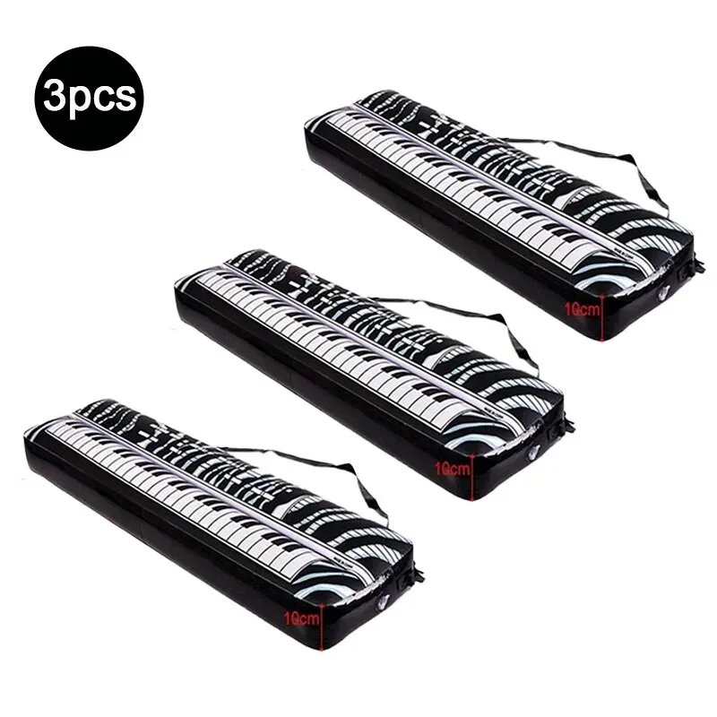 Музыкальные шары для праздника Черный, 3pcs