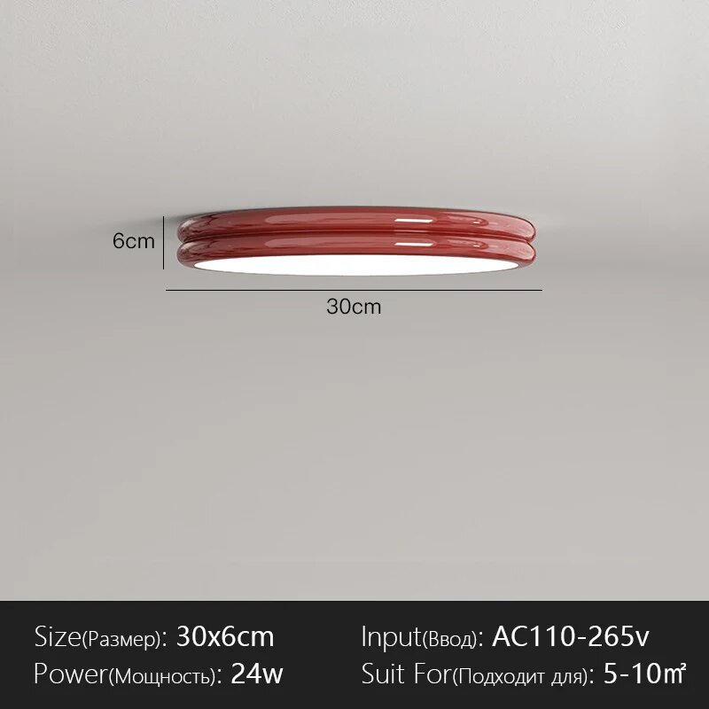 Потолочная люстра Menvix, LED, теплый белый свет