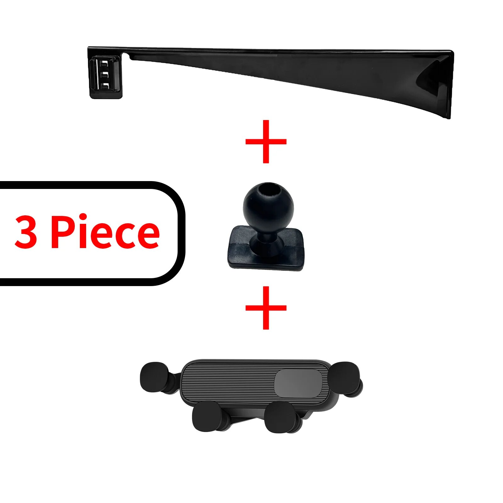 Автомобильный держатель мобильного телефона для BMW 5 серии i5 2024 2025 G60, TYPE A Black