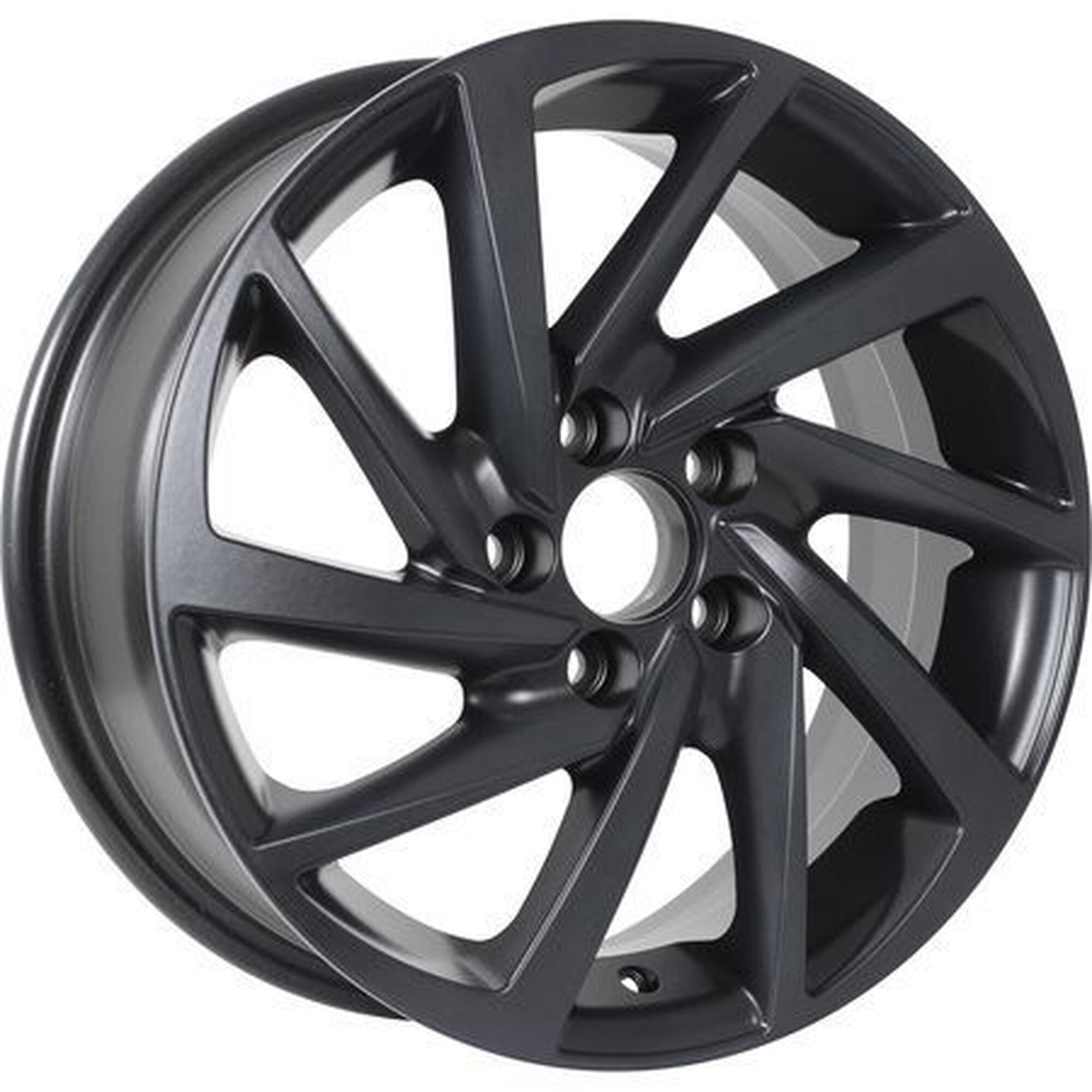 Колесный литой диск KDW KD1530 R15x6 4x98 ET38 CB58.6 Matt_Black_Painted