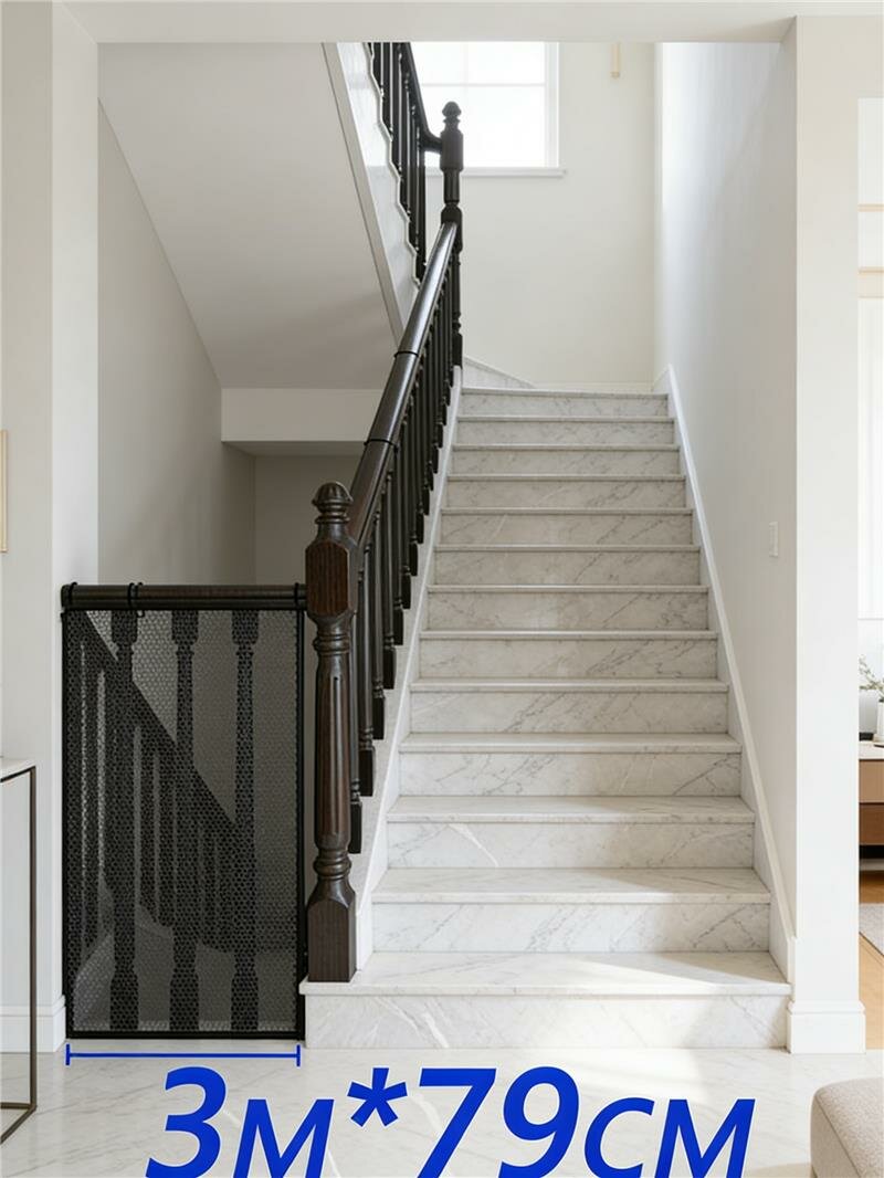 Защитная сетка ограждение на лестницу и балкон для детей