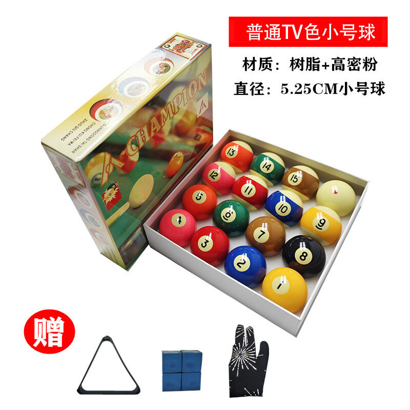 Черные бильярдные шары из кристалла, шары для американского пула в шестнадцати цветах, шары для снукера, стандартные бильярдные принадлежности большого размера.