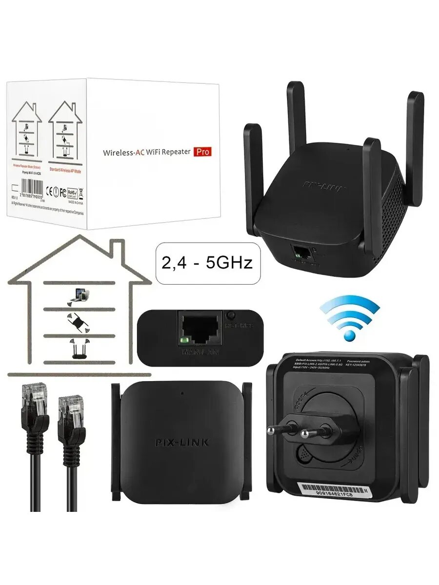Усилитель Wi-Fi двойной диапазон для стабильного интернета