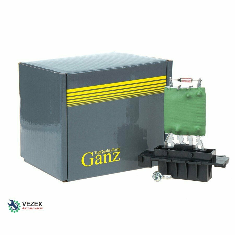GANZ GIF04021 Резистор вентилятора отопителя салона PSA LCV+FIAT Ducato 2006-> GANZ GIF04021