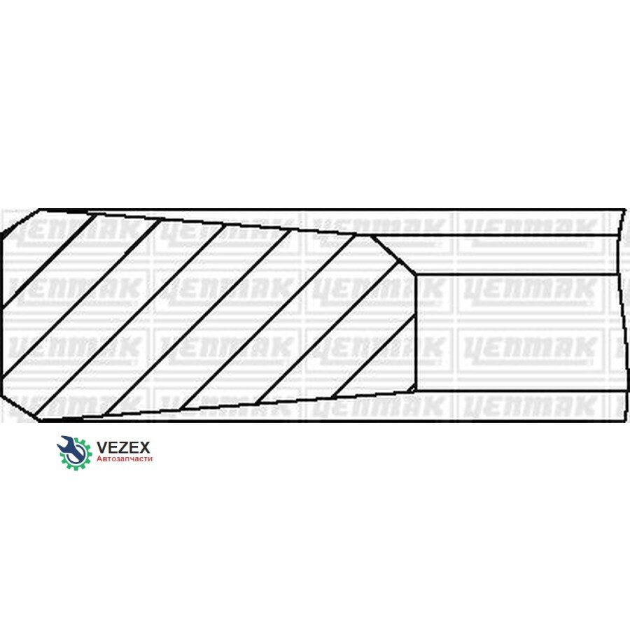 YENMAK 91-09548-000 Кольца поршневые, комплект