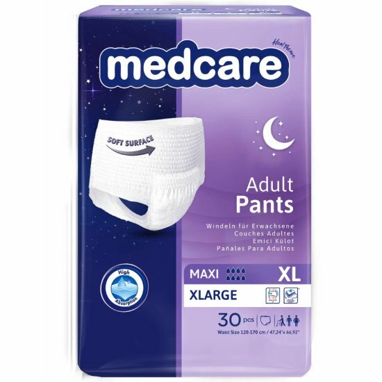 Подгузники-трусики Medcare MAXI для взрослых - XL 120-170см, 30шт.