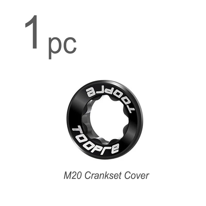 TOOPRE Болт каретки велосипеда M20 алюминиевый Серый, Black 1pc