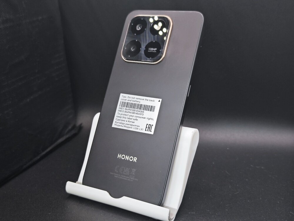 Смартфон HONOR X7d 6/128GB RU, Dual nano SIM, Black (Черный) Б/У уценка