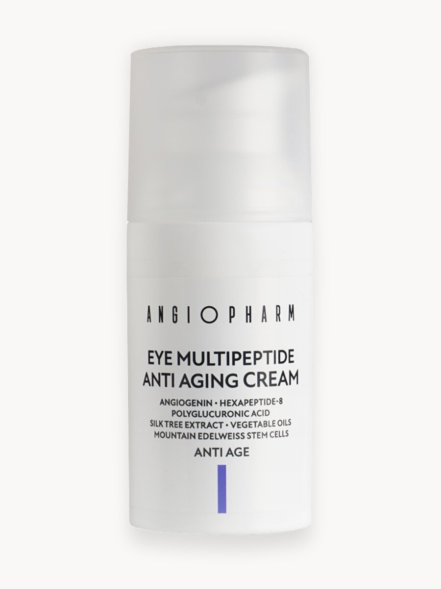 Мультипептидный омолаживающий крем для кожи вокруг глаз Angiopharm Eye Multipeptide Anti Aging Cream 30ml