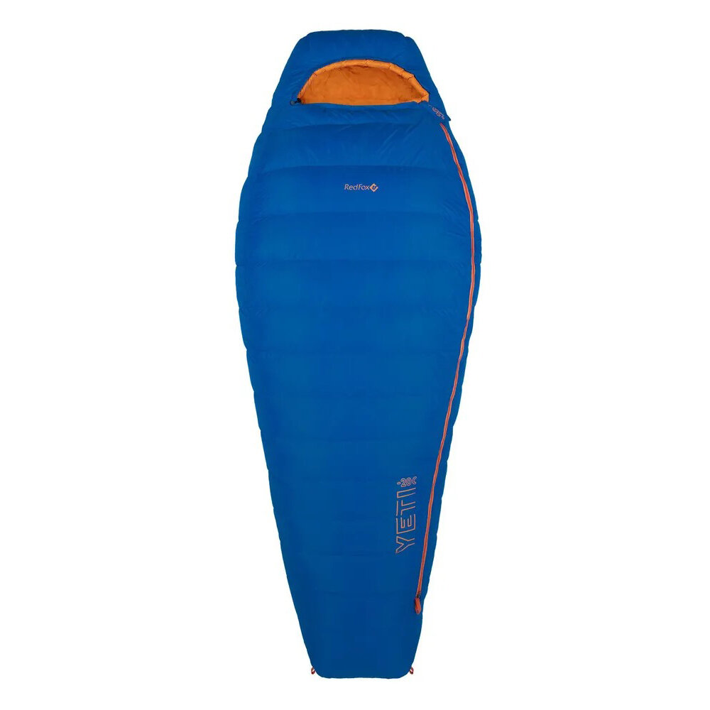 Спальник Red Fox: Yeti -20 Reg (правый, Синий/Оранжевый)