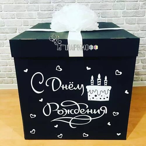 Коробка сюрприз с воздушными шарами № 30