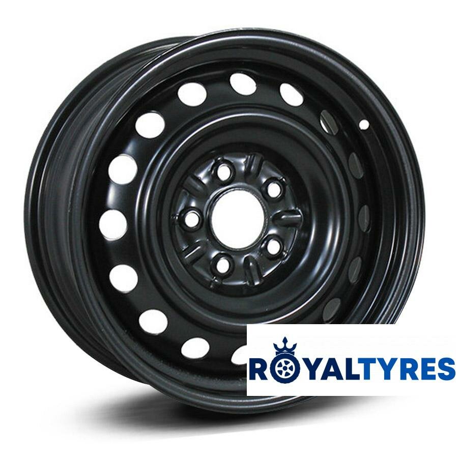 Штампованный колесный диск TREBL 64J40H Kia 6R15 5*114,3 ET40 d67,1 Черный