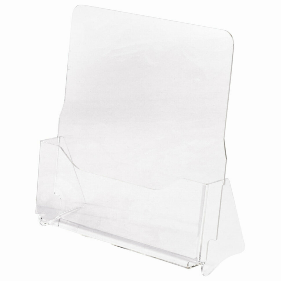 Подставка настольная для рекламных материалов (240х215х32 мм), А4, STAFF, 291172, 291172