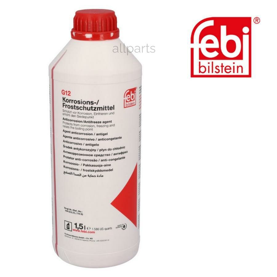 FEBI 01381 антифриз красный TYPE G12КОНЦЕНТРАТ 1,5Л.