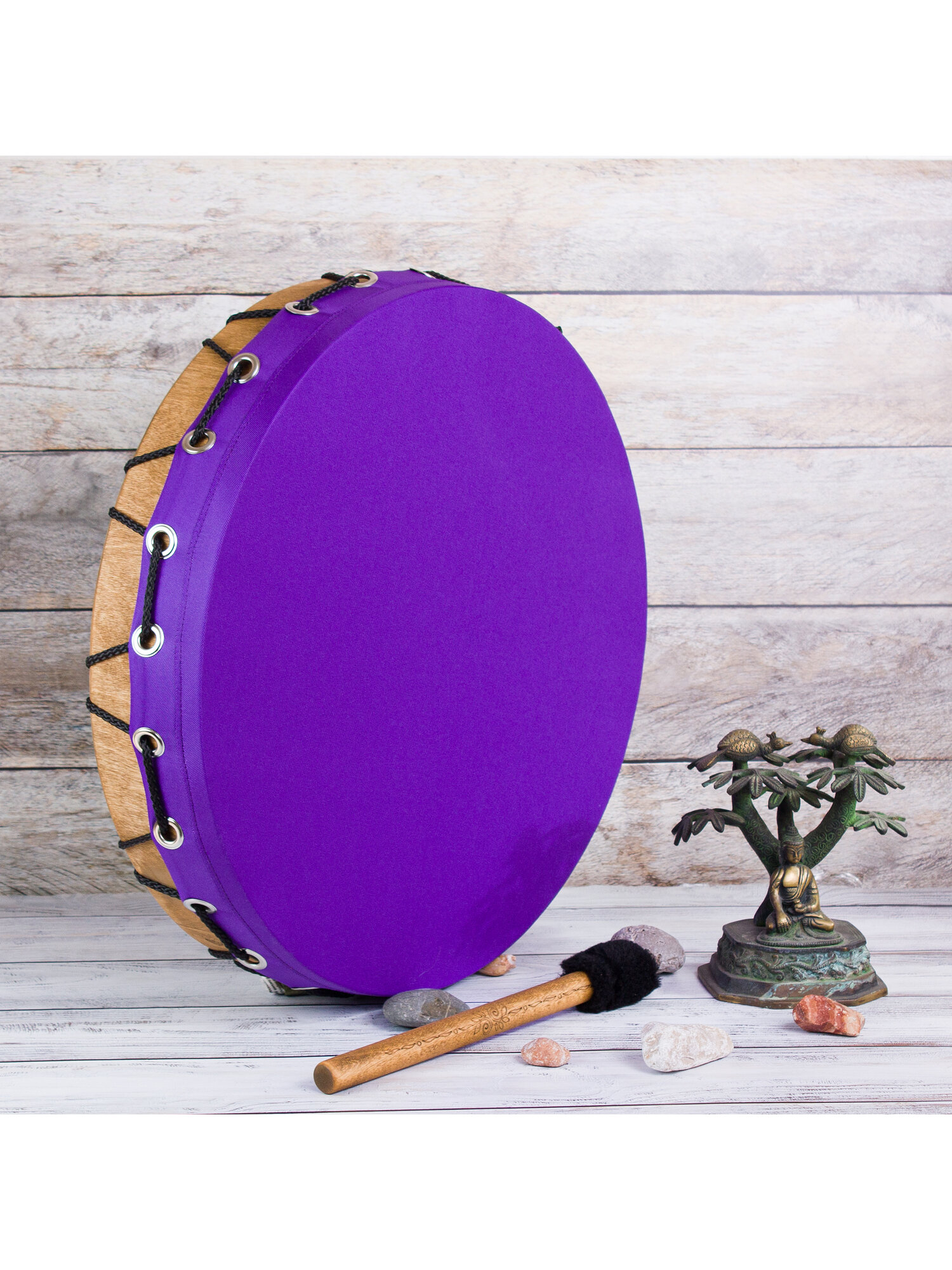 Шаманский Бубен "Коло" 50 см / сиреневый / Оксфорд