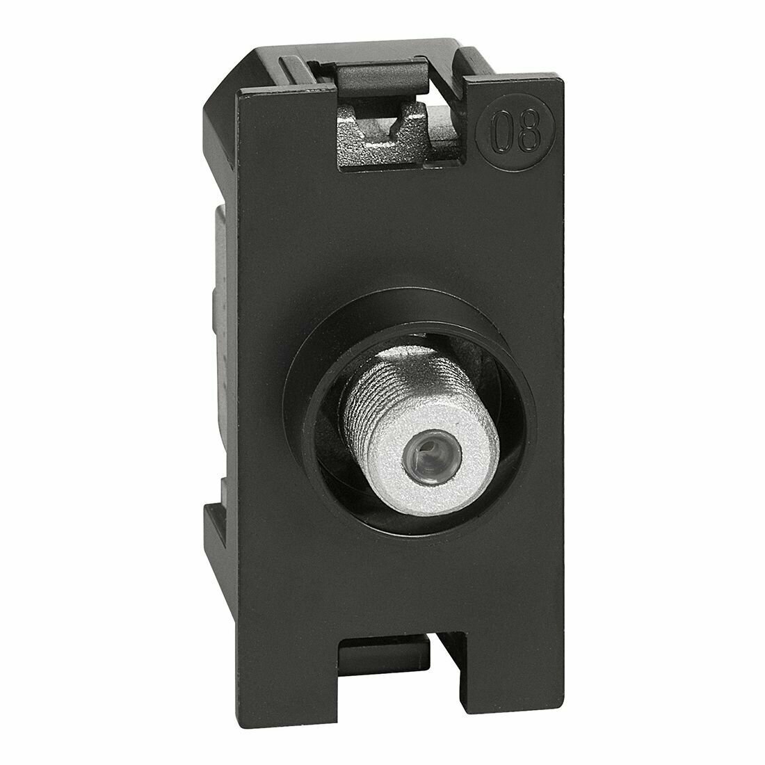 Розетка телевизионная BTicino Living Now TV "звезда" разъем F 1 модуль механизм K4202F