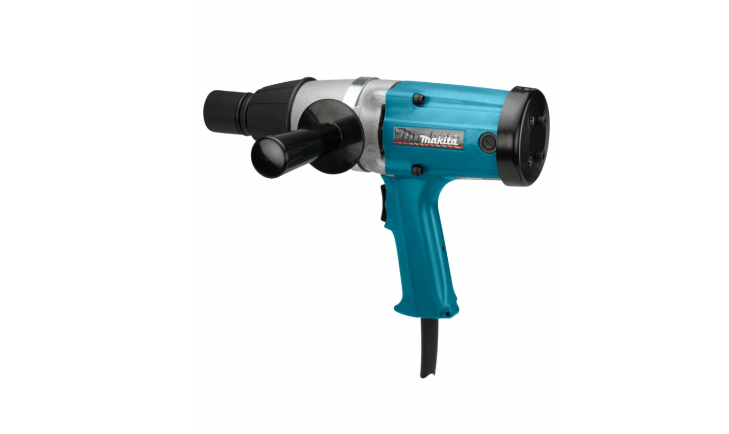 Гайковерт сетевой Makita 6906, квадратный патрон 3/4', блокировка кнопки, реверс, синий