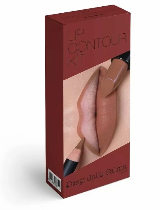 DIEGO DALLA PALMA MILANO Набор средств для губ Lip Contour Kit, № 502 WARM SAND, 4,6 г
