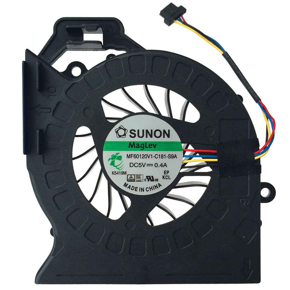 Новый Оригинал Cpu Вентилятор охлаждения For HP PAVILION DV6-6100 DC5V 0.4A 4pins DC Brushless Motor Cpu Cooler Radiators Вентилятор охлаждения