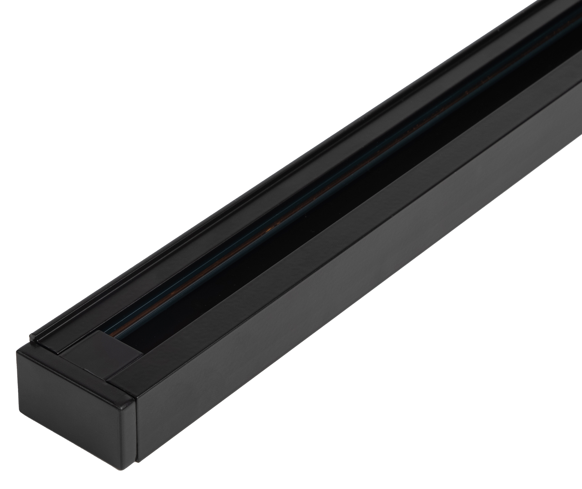 Шинопровод Jazzway / Джазвэй PTR 1M-BL однофазный, алюминий медь, черный, 220В, IP20, 1м / освещение